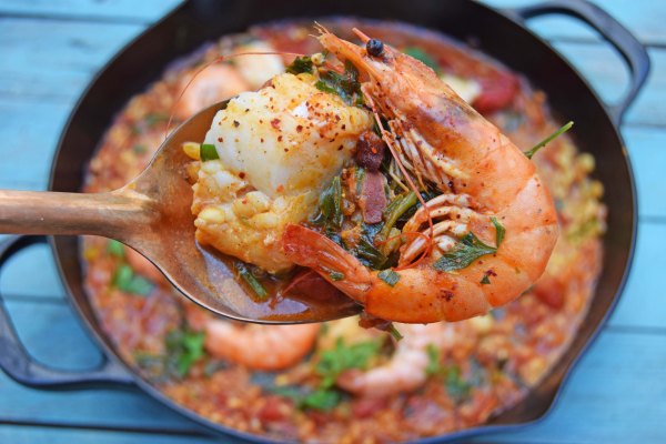 Cod and Prawn Paella – Lulu Lemon & Lace