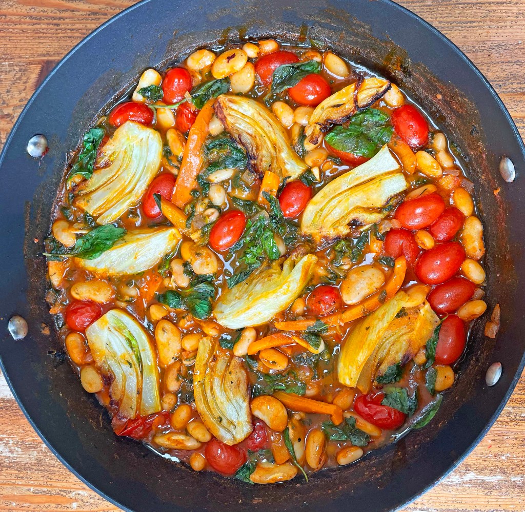 Roasted fennel and braised bean stew – Lulu Lemon & Lace