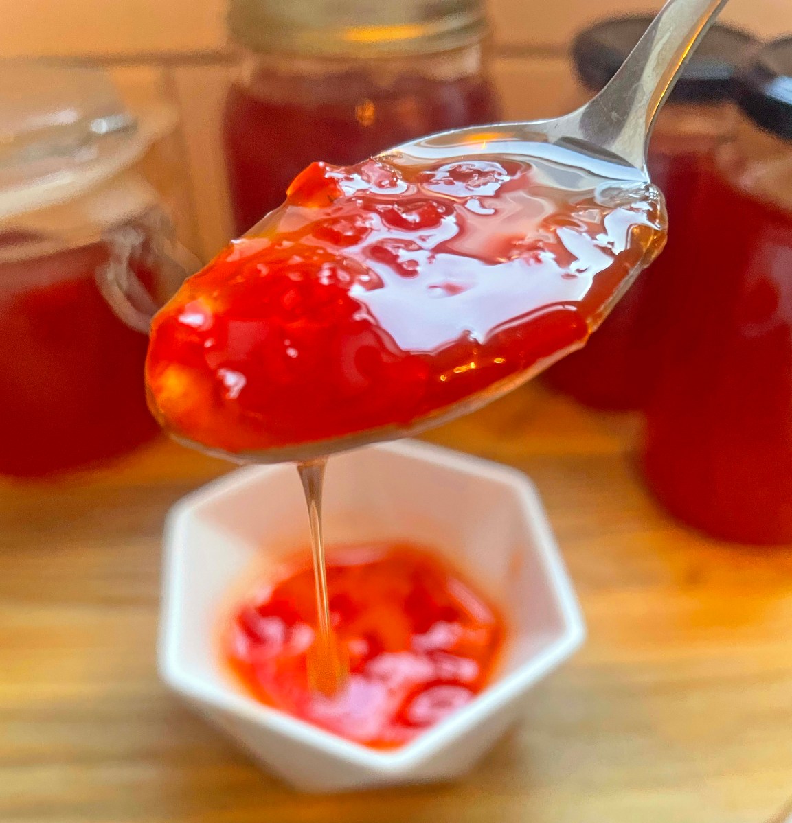 Sweet Chilli Jam (previously bishop crown chilli jam) – Lulu Lemon & Lace