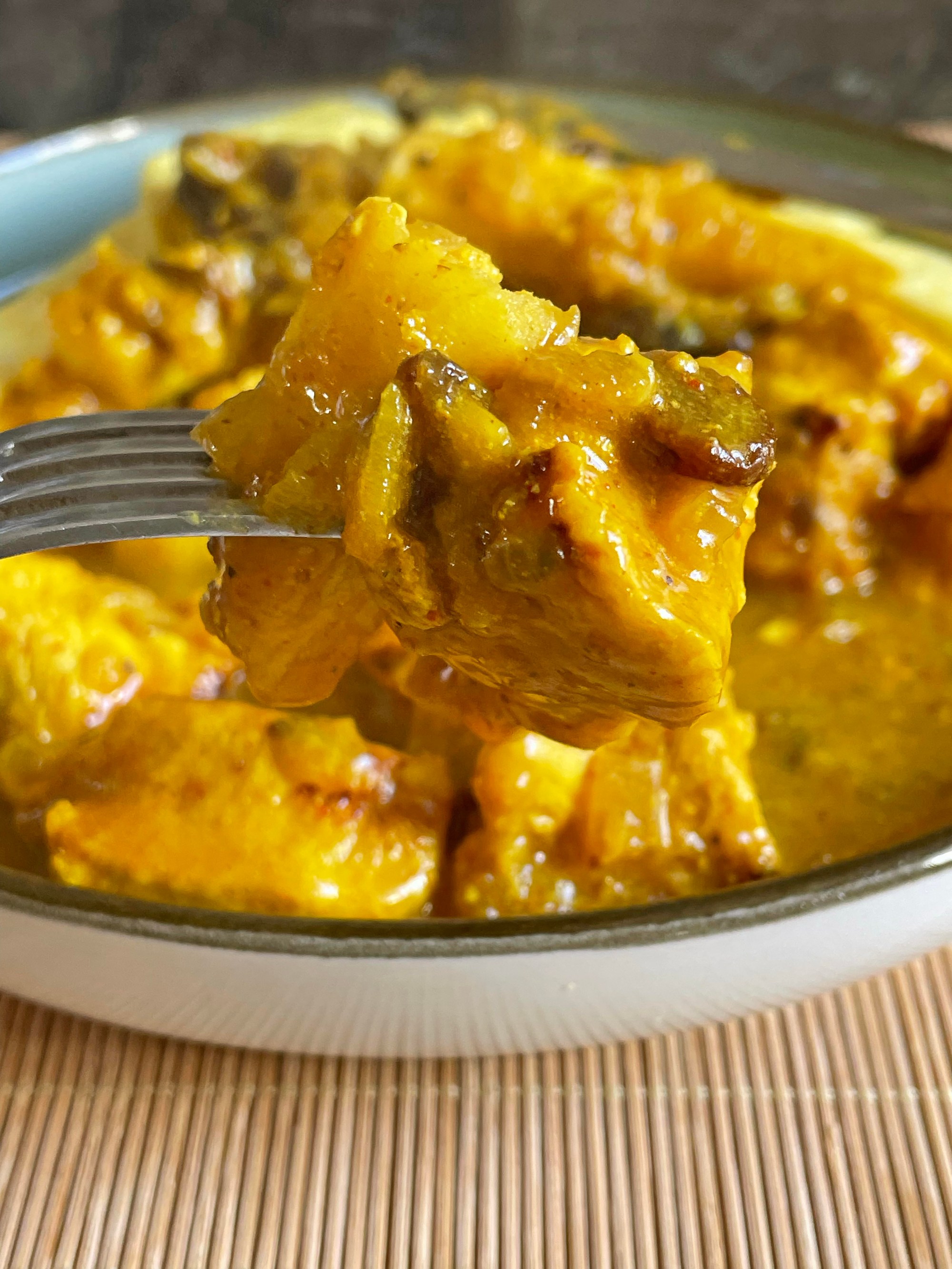 Retro school chicken curry and chips – Lulu Lemon & Lace
